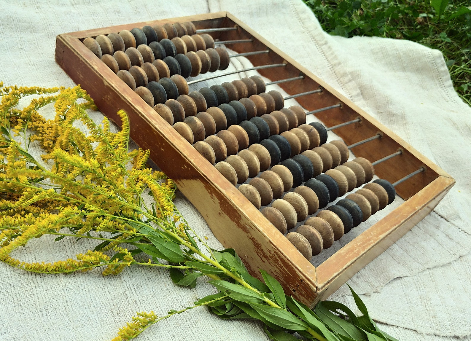 Wooden abacus wall office decor Russian abacus new vintage 70s | Etsy