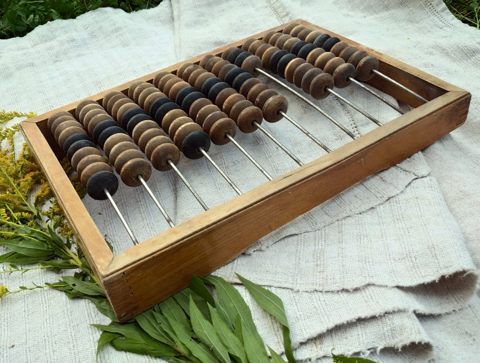 Wooden abacus wall office decor Russian abacus new vintage 70s | Etsy