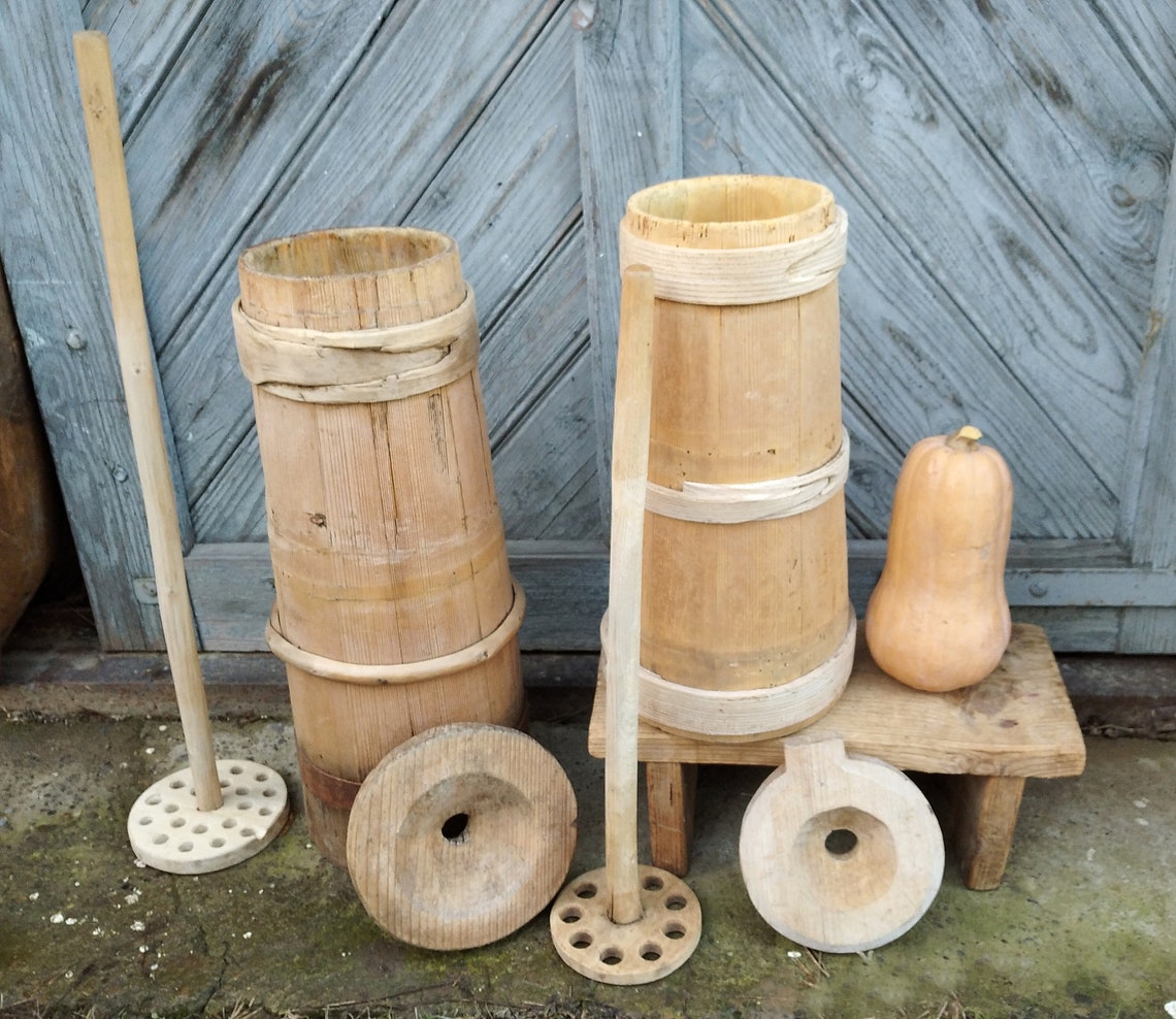 Primitive Butter Churn Antique Large Churn Wooden Country - Etsy