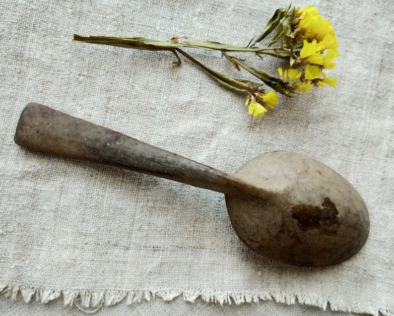 Vintage Wooden Spoon Primitive Antique Wood Rustic Kitchen | Etsy