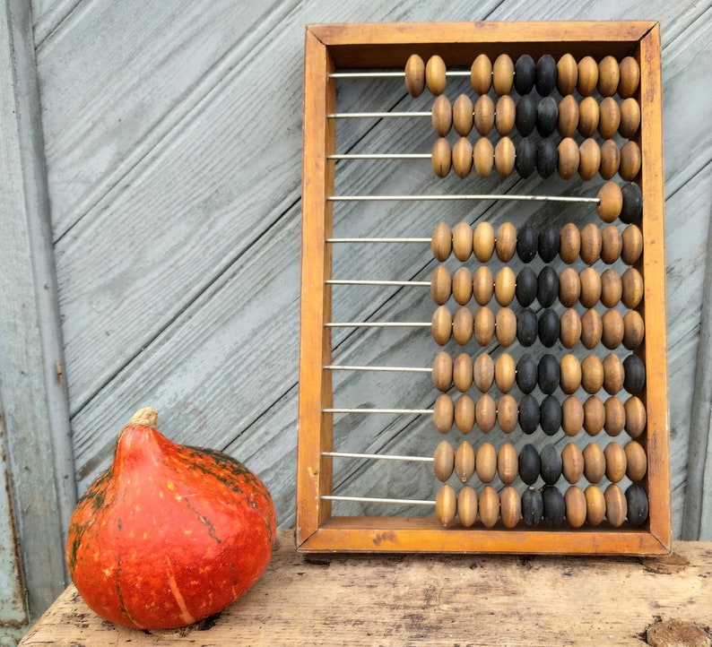 Large Abacus Wooden Abacus Frame Russian Abacus Retro Wall - Etsy