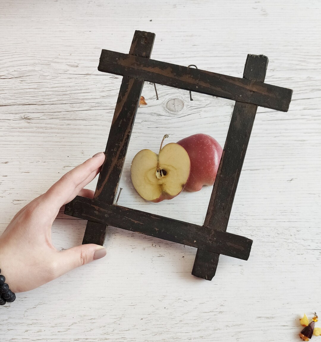 Primitive Wooden Frame Vintage Photo Frames Antique Picture Frame Hand ...