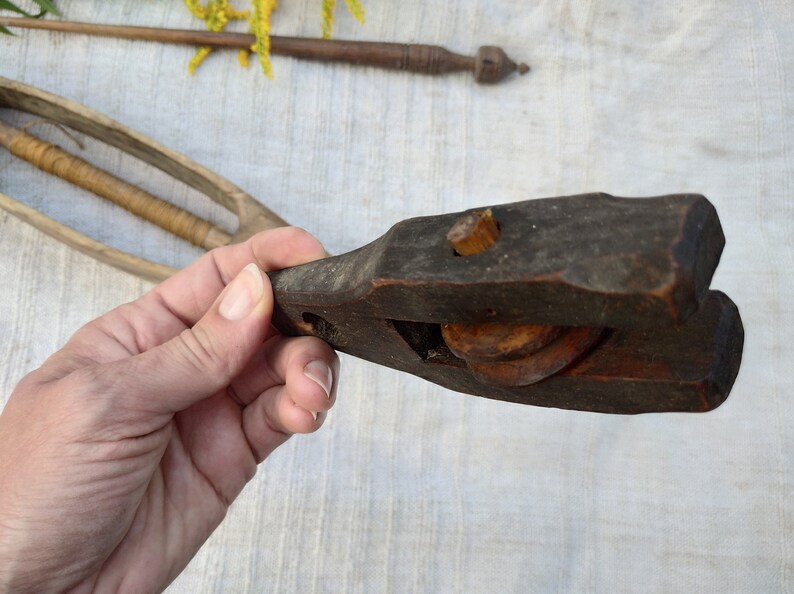 Antique Weaving Shuttle Drop Spindle Old Loom Parts Ancient - Etsy