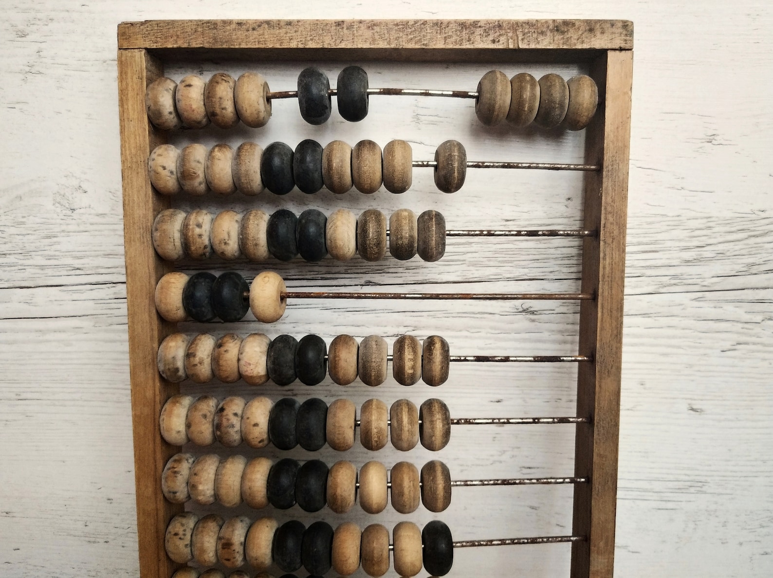 Wooden Abacus Wall Decor Frame Shabby Office Wall Hanging Very | Etsy