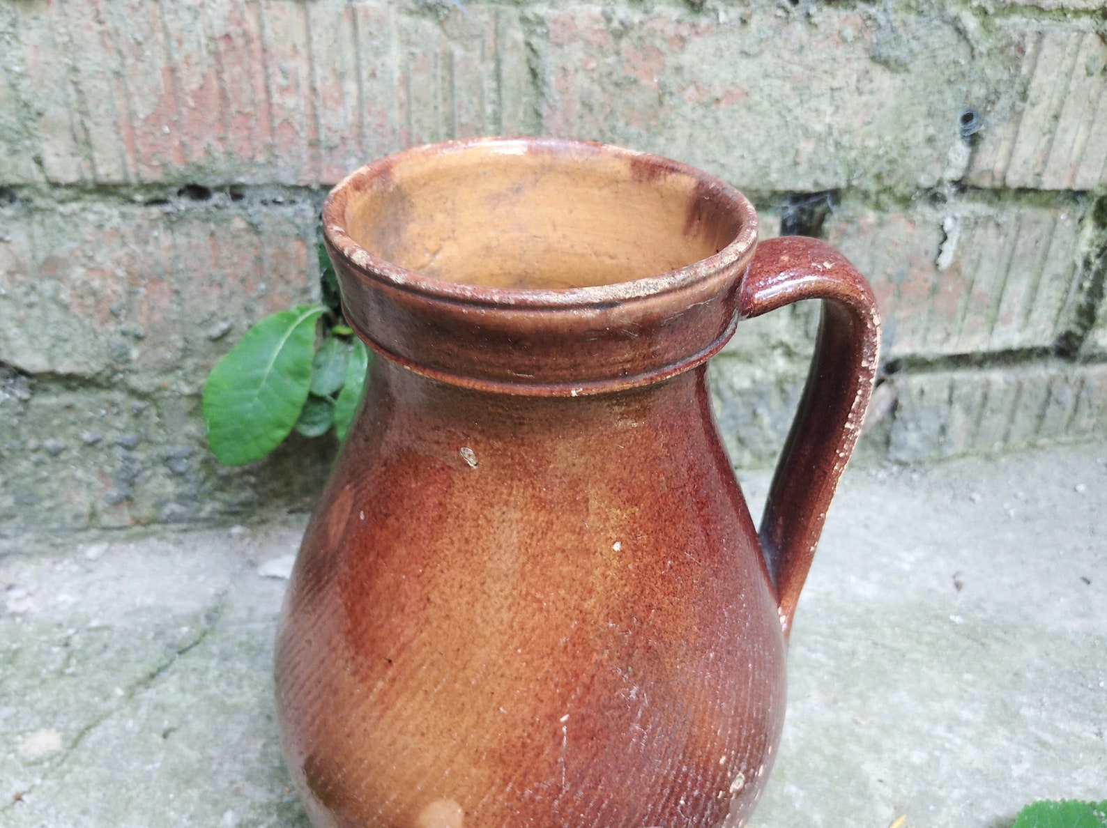 Rustic Pottery Jug Vase Primitive Antique Clay Pitcher - Etsy