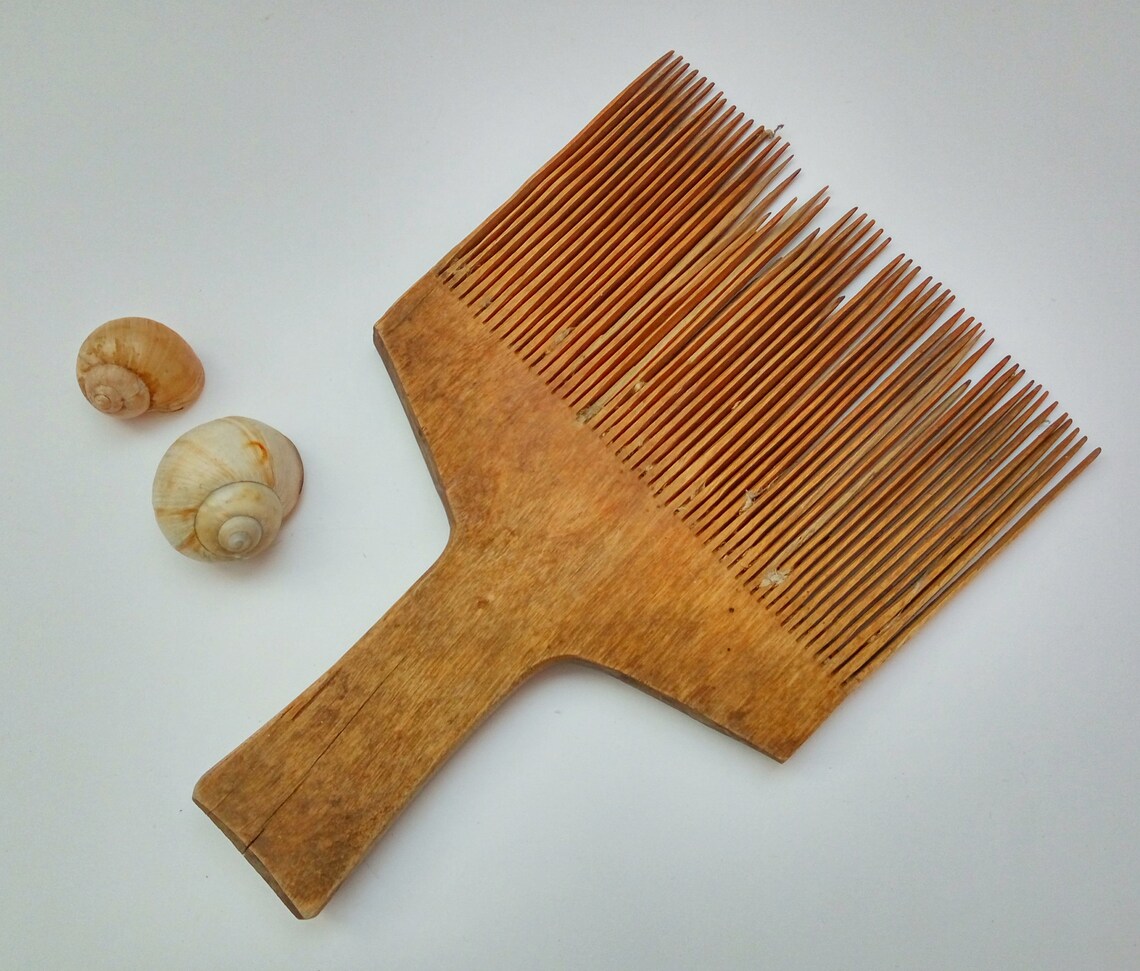 Primitive Antique Wooden Comb Rustic Home Decor Country Decor | Etsy