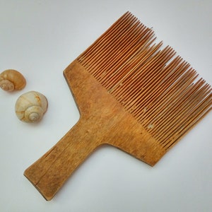 Primitive Antique Wooden Comb Rustic Home Decor Country Decor Farmhouse ...