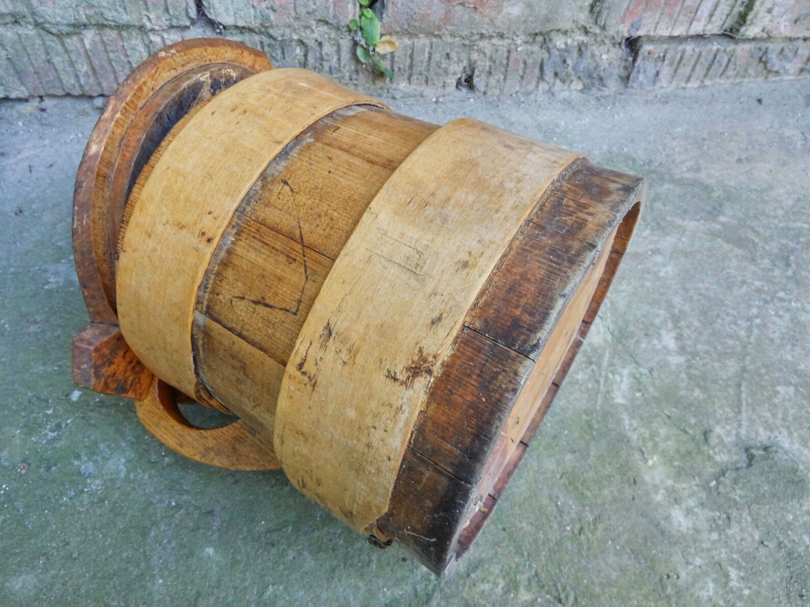 Primitive Antique Wooden Mug Ancient Ladle for Drink Country - Etsy