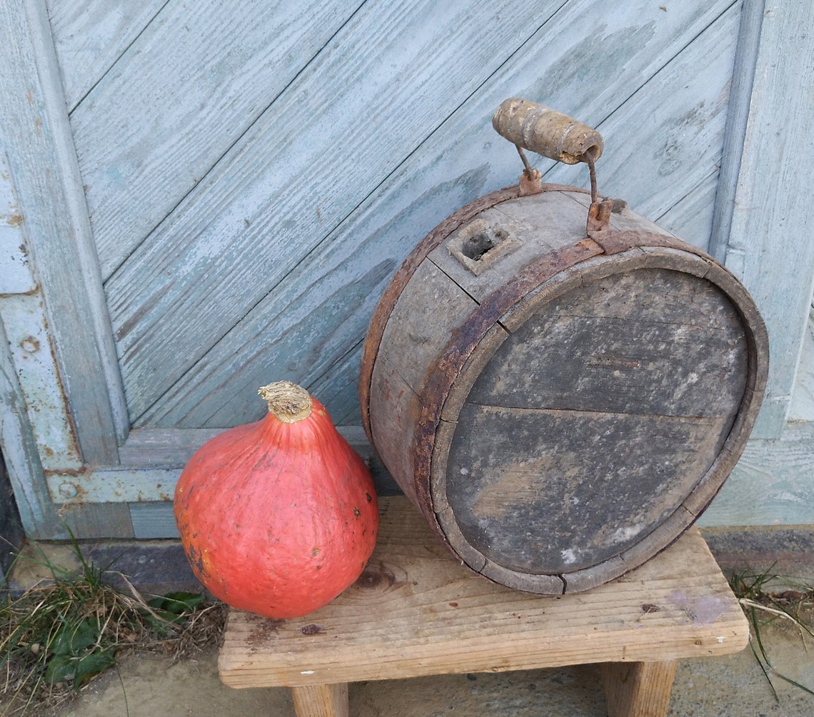 Primitive Antiques Wooden Barrel Old Keg Rustic Pub Decor - Etsy