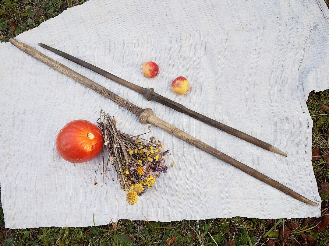 XXL Antique Wooden Distaff Rustic Home Decor Primitive Antique Early ...