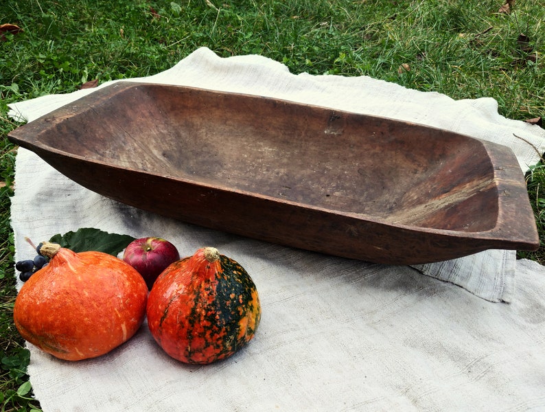 Antique wooden bowl Old dough bowl Large bread bowl Primitives | Etsy