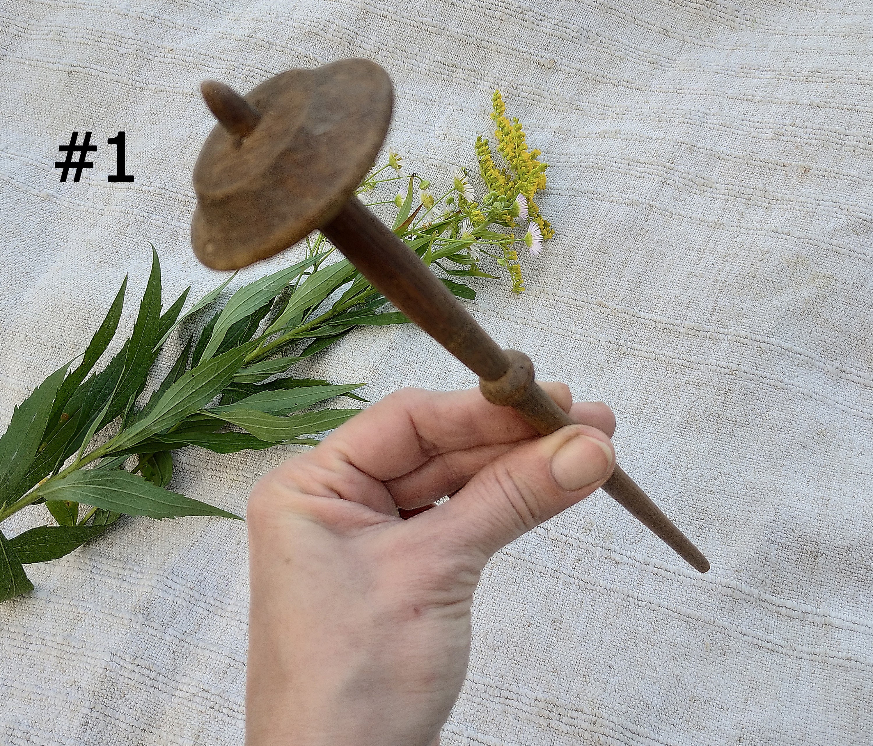 Antique weaving drop spindle set Old loom parts Ancient crafts | Etsy