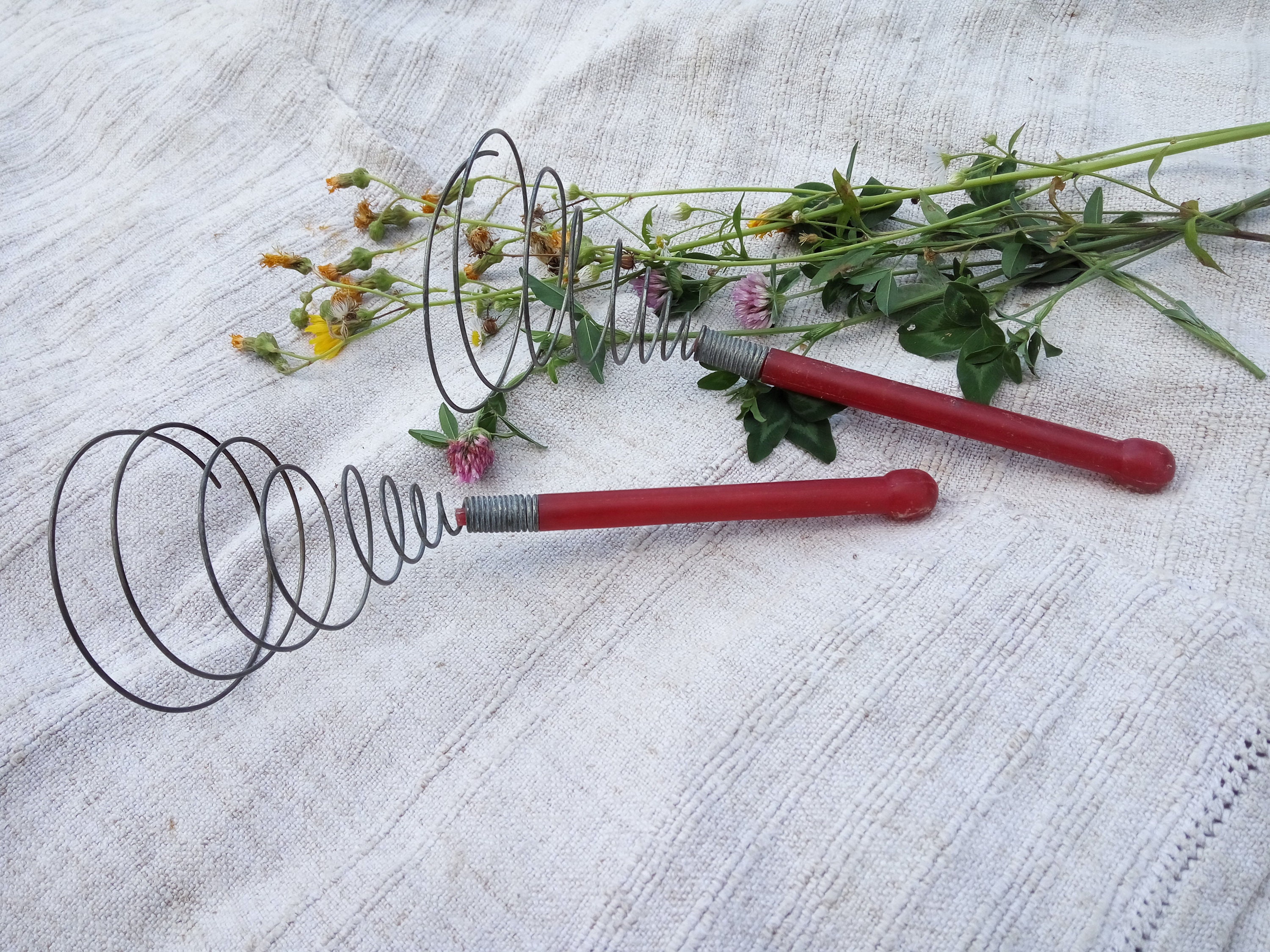 Vintage egg beater from old country cottage Farmhouse wire | Etsy