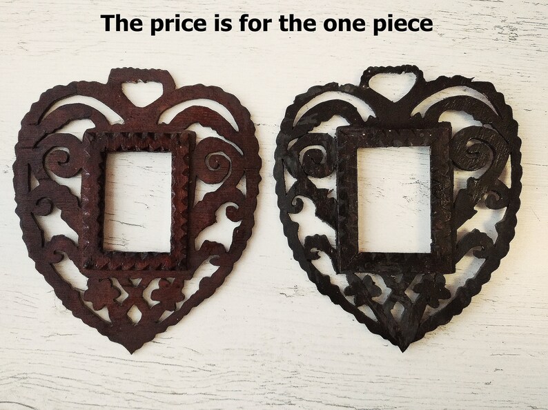 Antique Wood Frame Primitive Photo Frames Hand Carved Rustic - Etsy