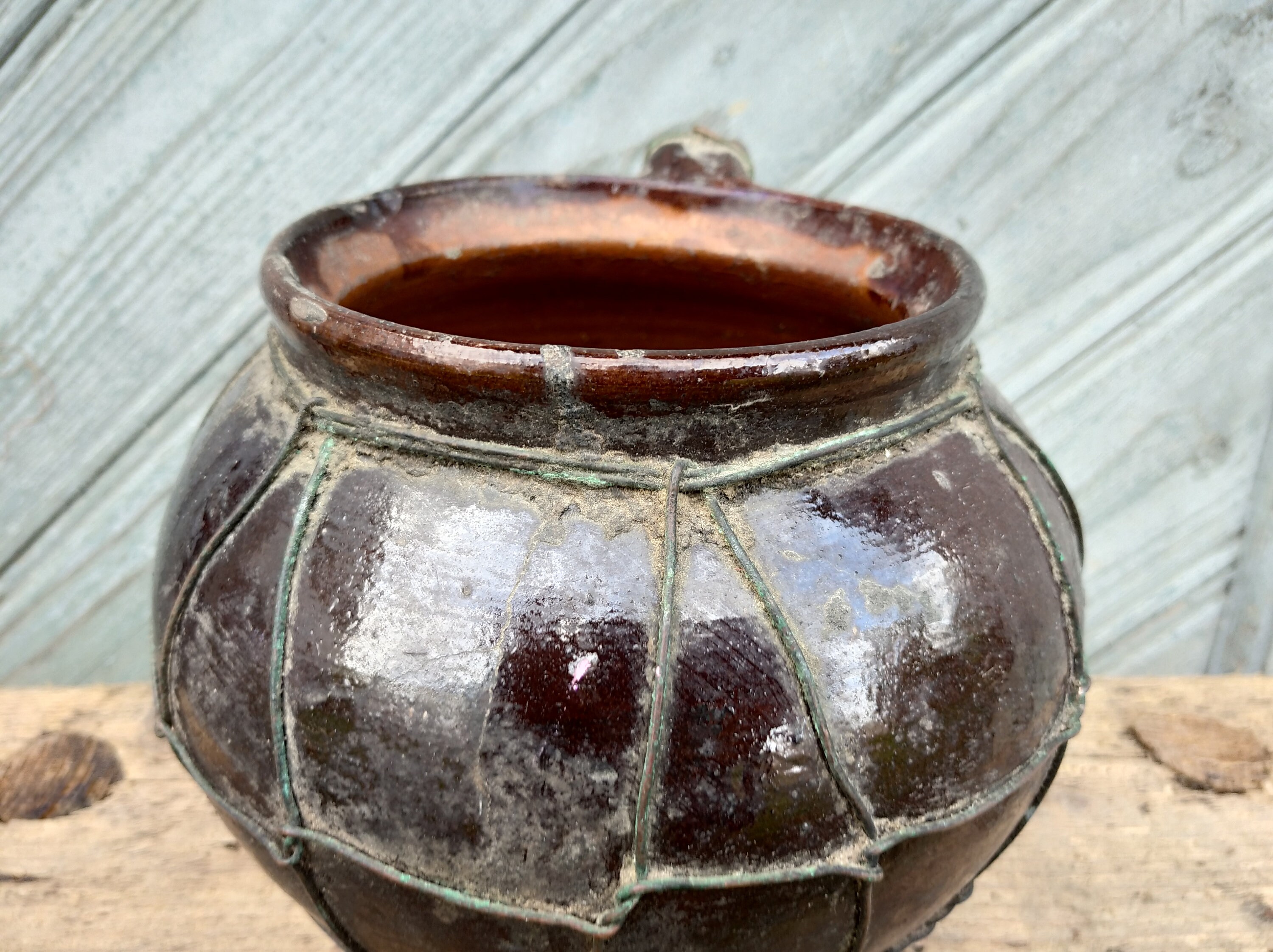 Rustic ceramic vase for flowers Antique ceramics jug Country | Etsy