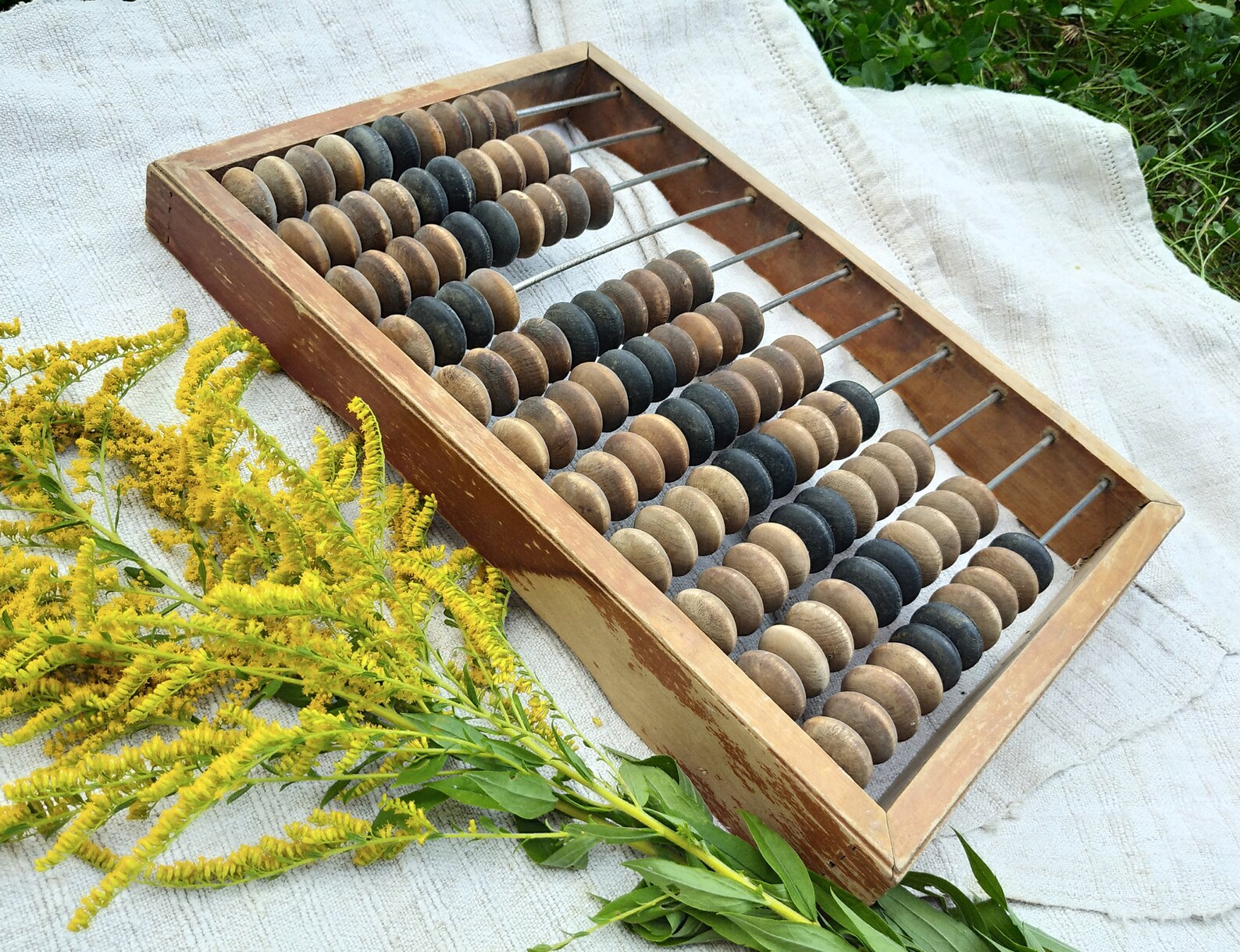 Wooden abacus wall office decor Russian abacus new vintage 70s | Etsy