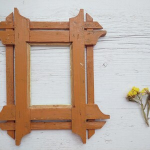 Antique wooden frame Wood picture frame 11 Old photo | Etsy