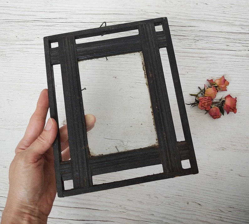Antique Wood Frame Primitive Photo Frames Rustic Hand Carved - Etsy