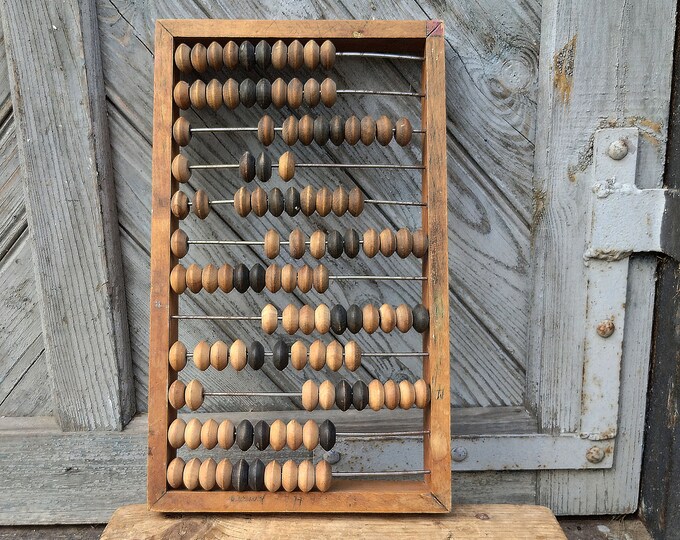 Wooden Abacus Wall Office Decor Russian Abacus New Vintage 70s - Etsy