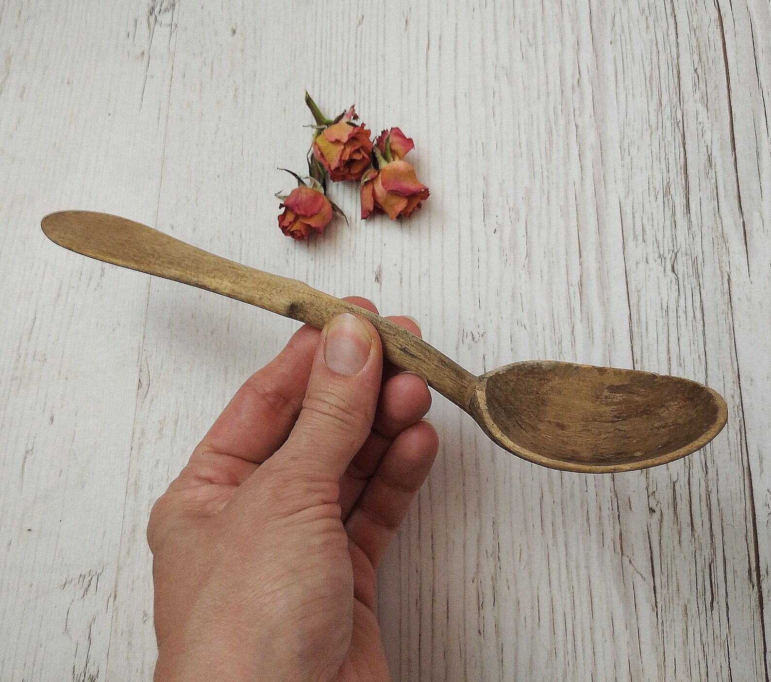 Vintage Wooden Spoon Primitive Antique Wood Rustic Kitchen - Etsy