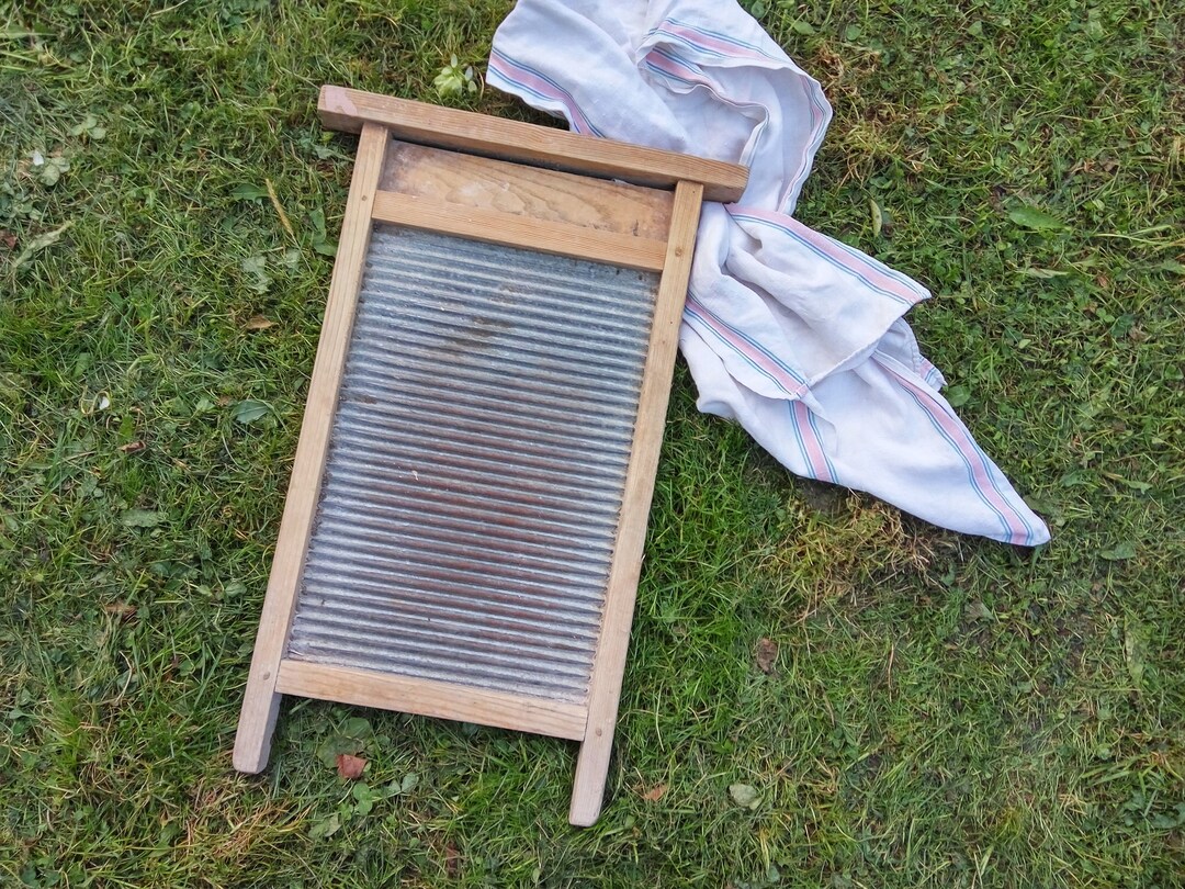 Vintage Washboard Ancient Washing Board Primitive Laundry Rustic Home ...