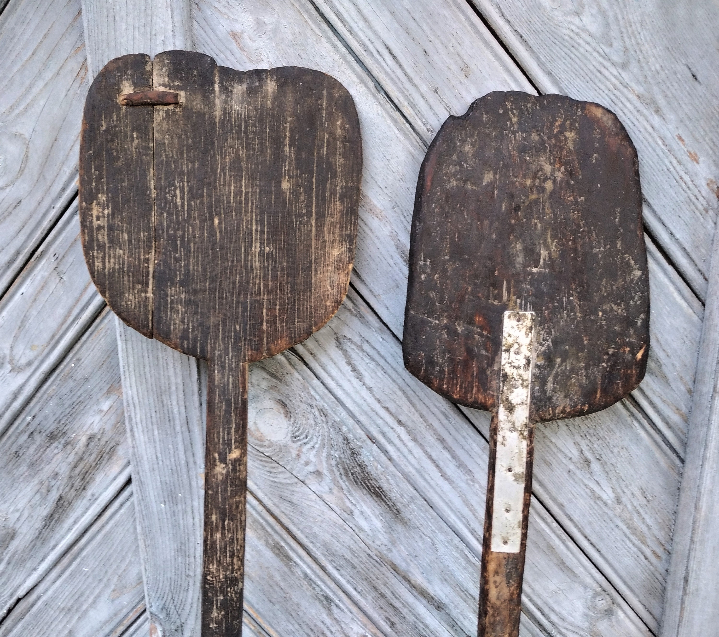 Primitiva pala de horno antiguo pala de madera para pan | Etsy