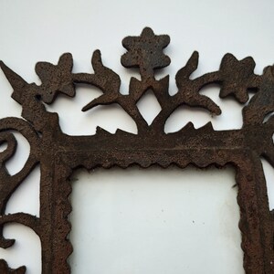 Antique wood frame Primitive photo frames Hand carved rustic | Etsy