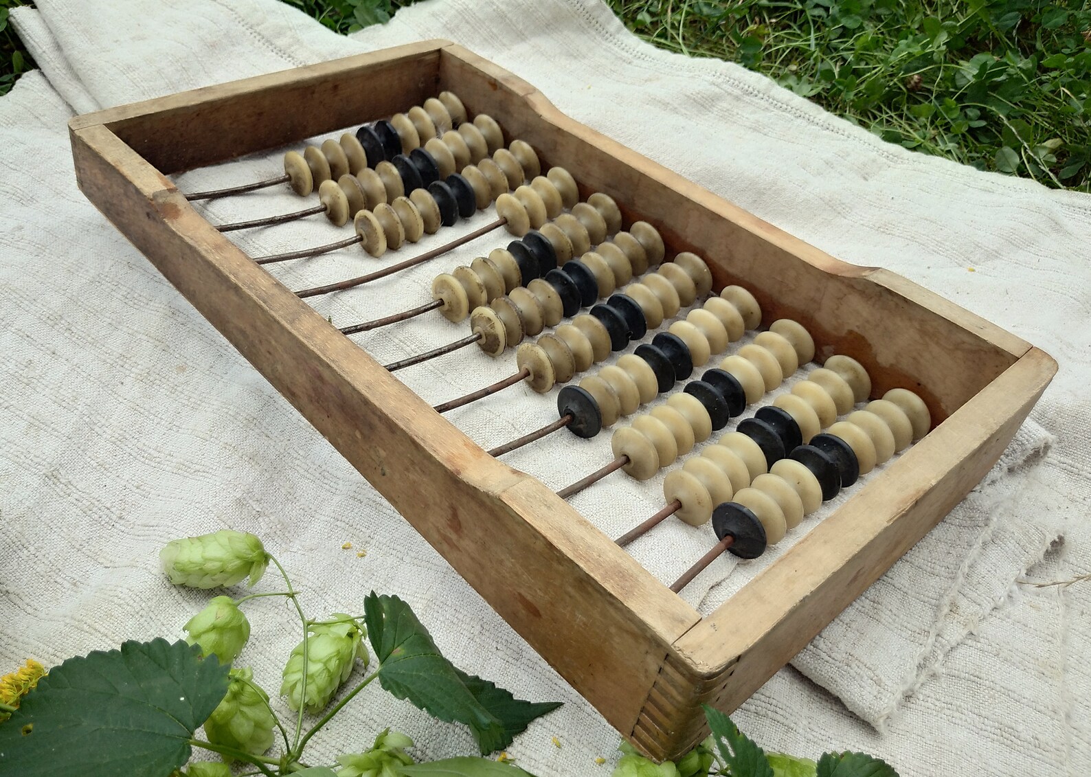 Wooden Abacus Large Russian Abacus Frame 70s Retro Home Decor - Etsy