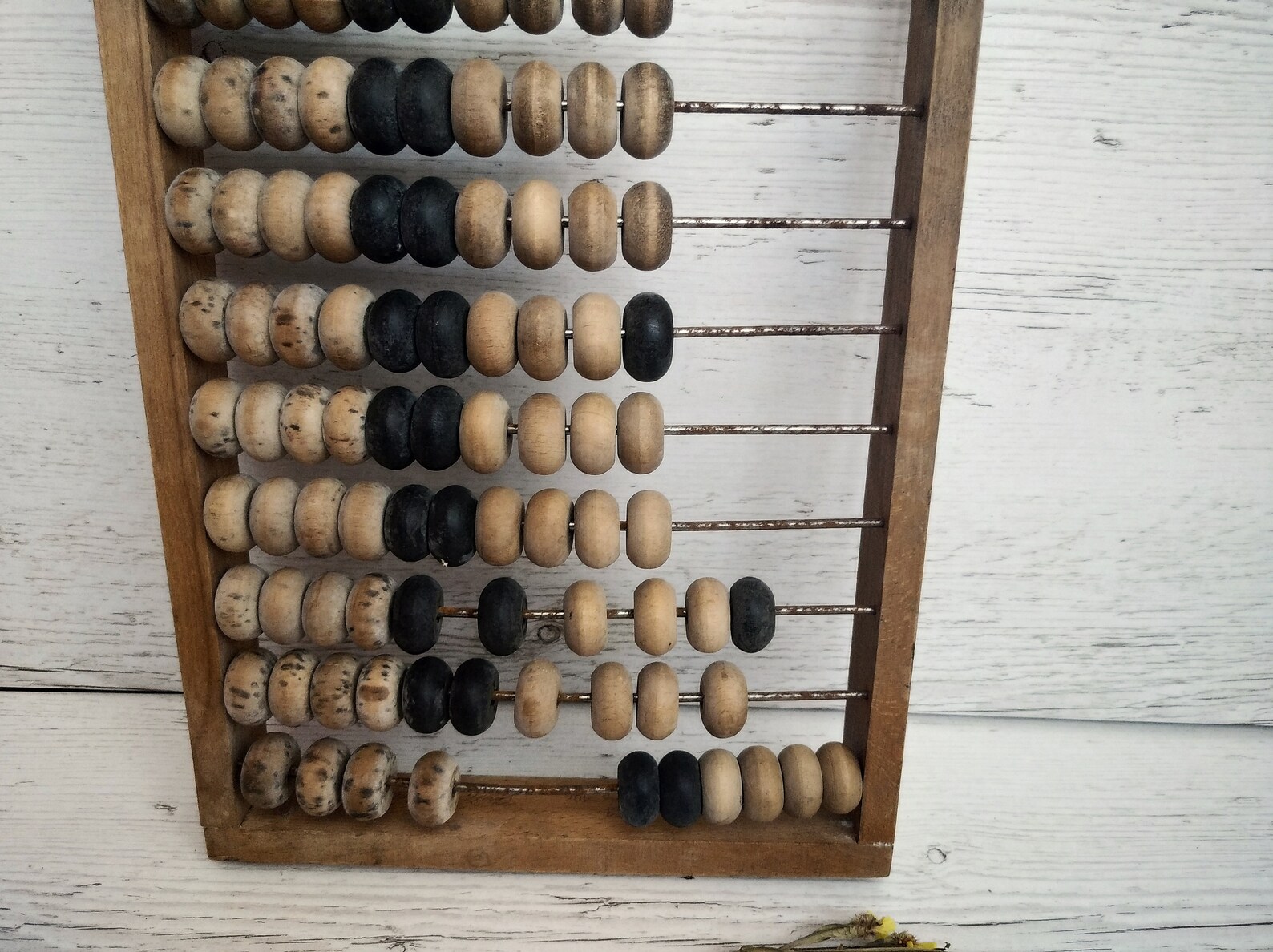 Wooden Abacus Wall Decor Frame Shabby Office Wall Hanging Very - Etsy