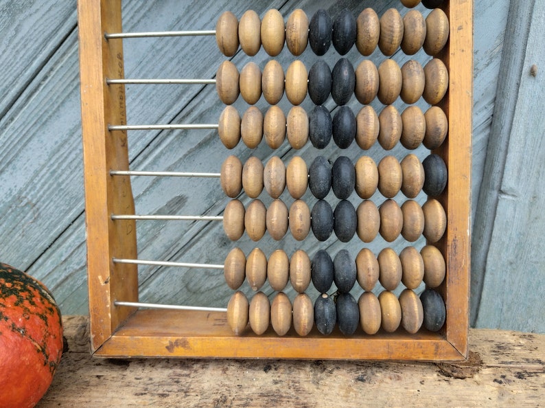 Large Abacus Wooden Abacus Frame Russian Abacus Retro Wall - Etsy