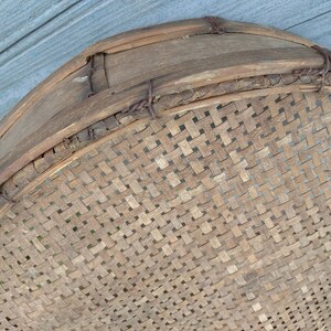 Large Antique Sifter 17.5" Wooden Sieve Basket Country Wall Decor Round ...