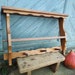 Rustic Wall Rack Wooden Towel Rack Farmhouse Kitchen Wall Hanging Shelf ...