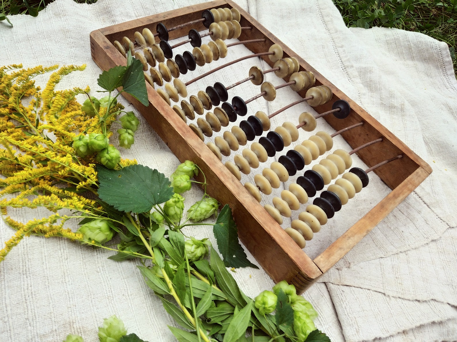Wooden Abacus Large Russian Abacus Frame 70s Retro Home Decor - Etsy