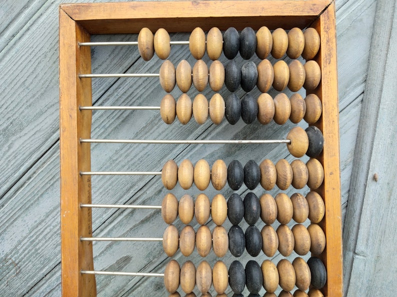 Large Abacus Wooden Abacus Frame Russian Abacus Retro Wall - Etsy