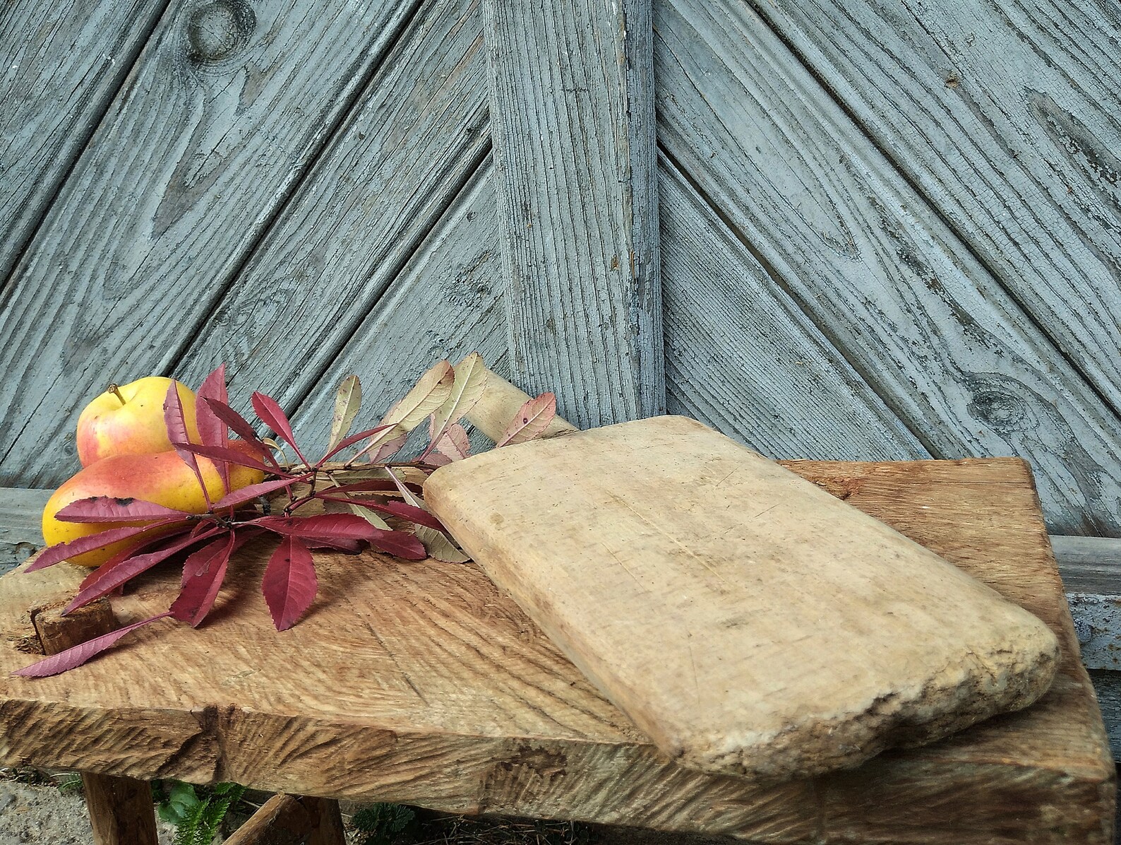 Antique Serving Tray Rustic Cutting Board Country Platter - Etsy