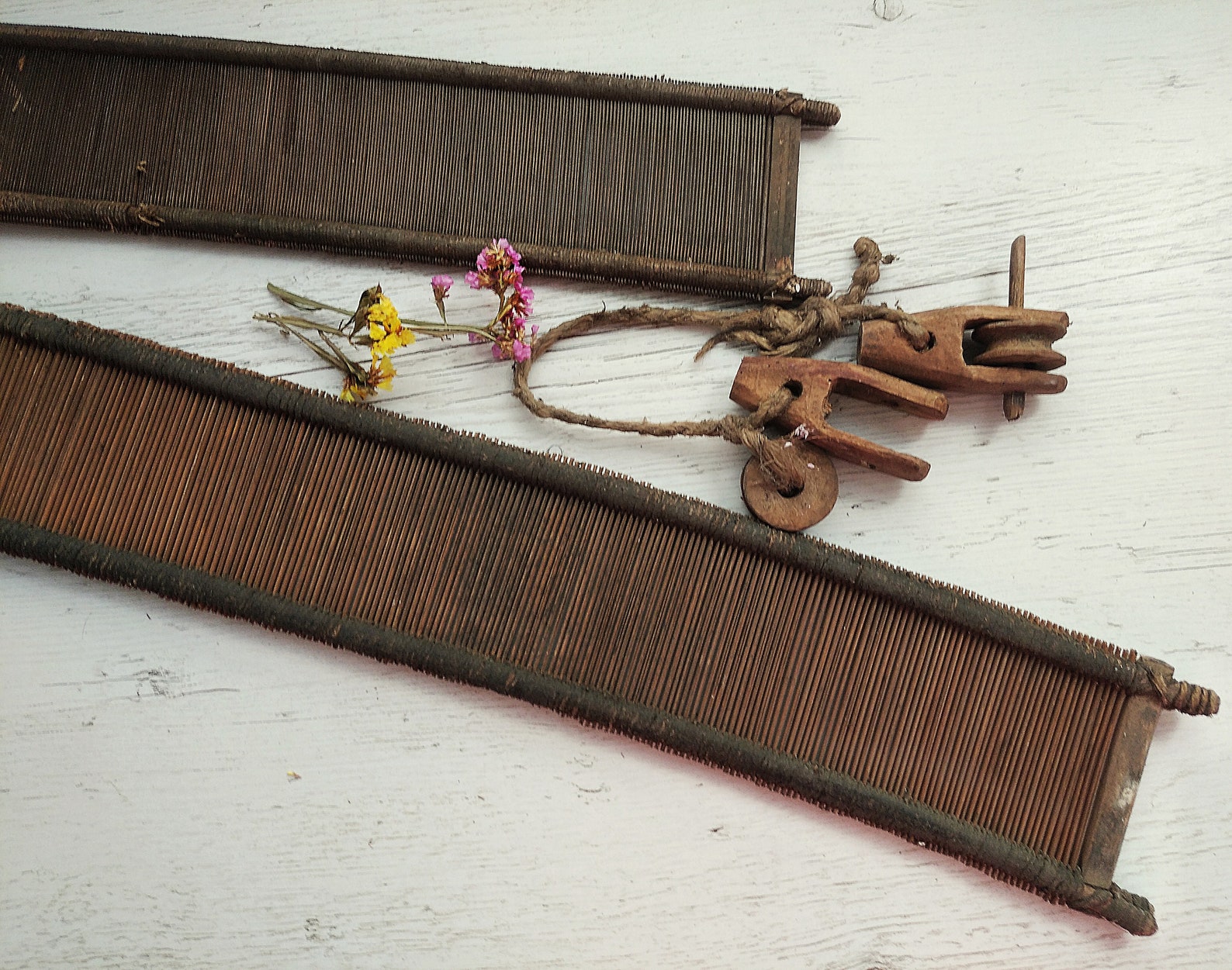 Primitive Antique Spinning Weaving Tools Ancient Fibre Arts | Etsy