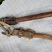 Primitive Wooden Flail Antique Agriculture Tool Farmhouse Wall Hanging ...