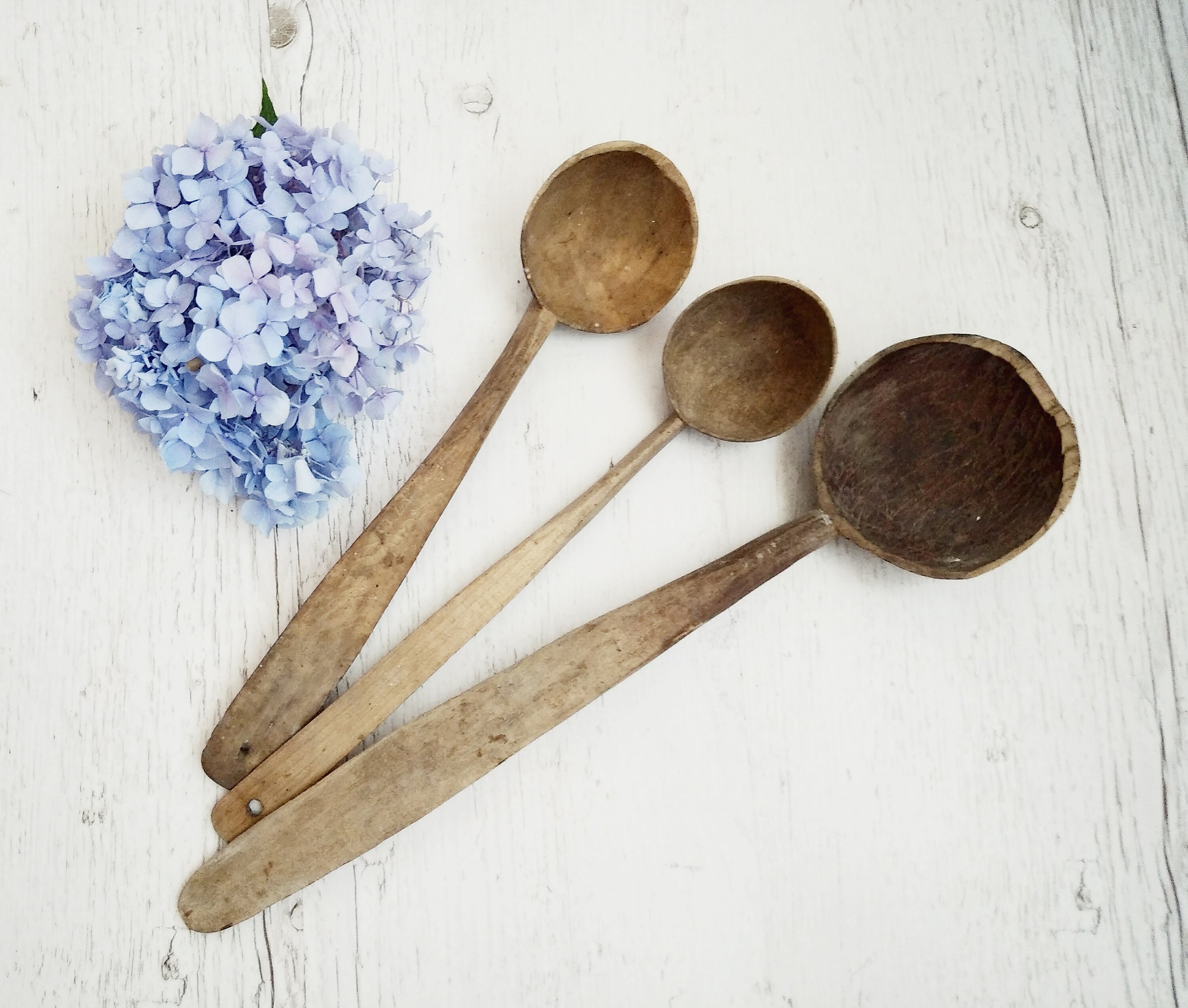 Large wooden spoons Hand carved wood rustic kitchen decor | Etsy