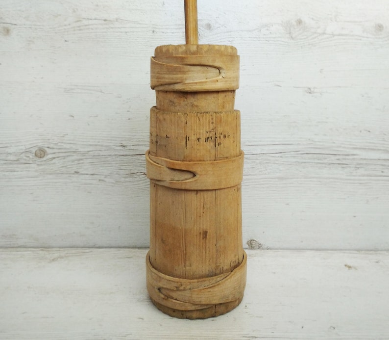 Wooden Butter Churn Primitive Antique Country Decor Large | Etsy