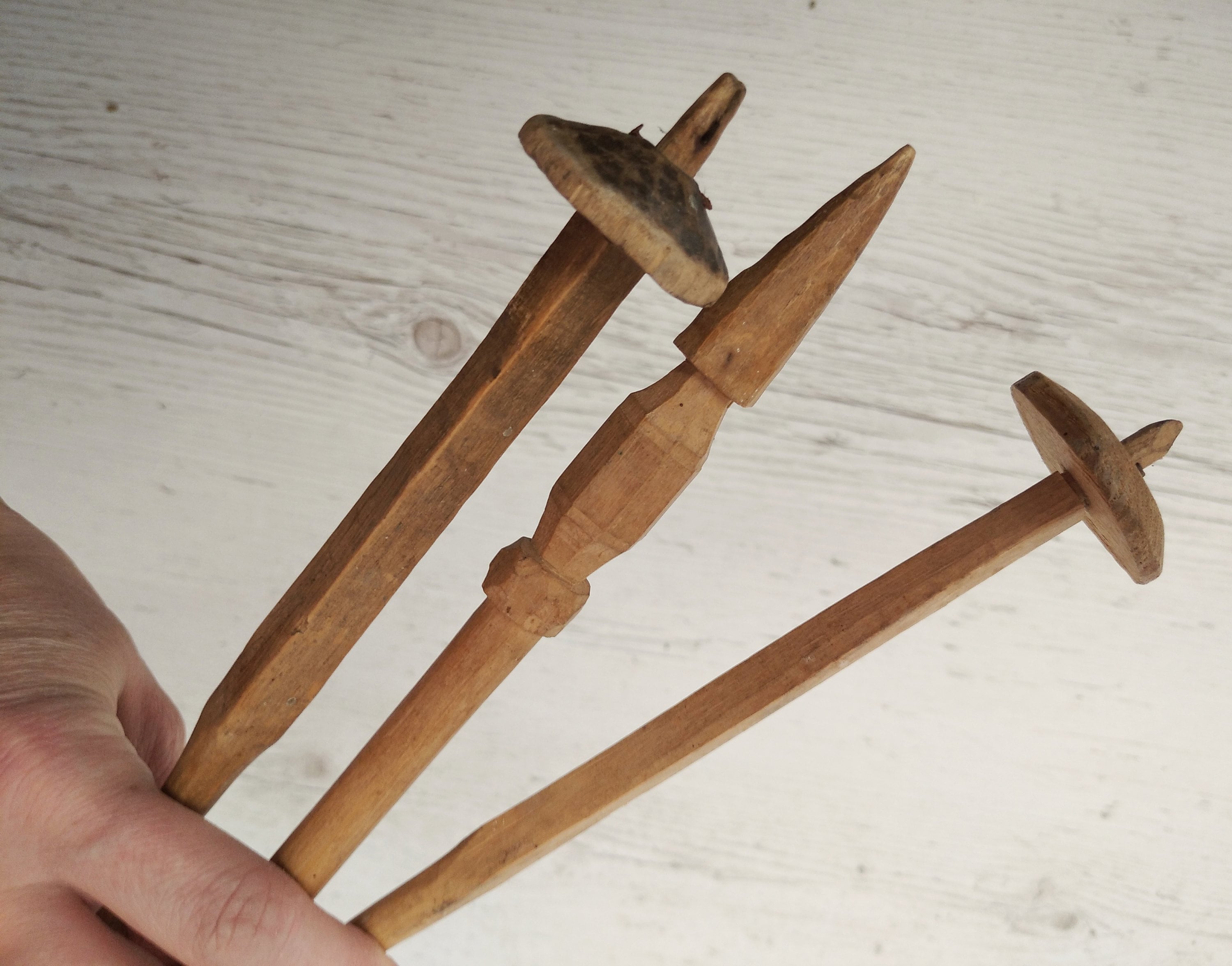 Antique top whorl drop spindle Wooden spinning wheel drop | Etsy