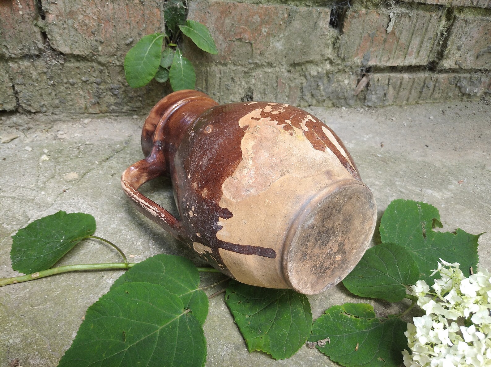 Rustic Pottery Jug Vase Primitive Antique Clay Pitcher - Etsy