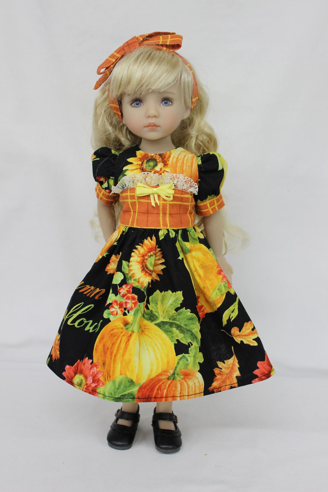 Dress and Hair Tie to Fit 13 Inch Little Darlings and My Meadow Tweens ...