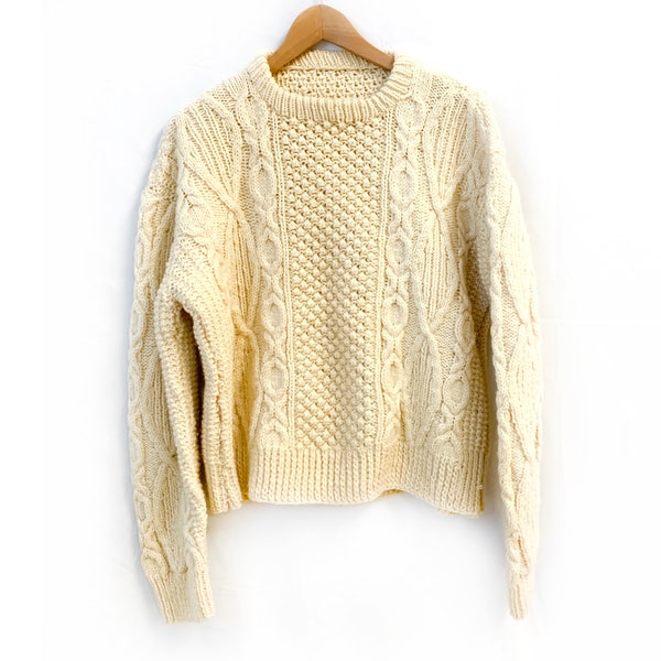Irish Wool Sweater - Etsy