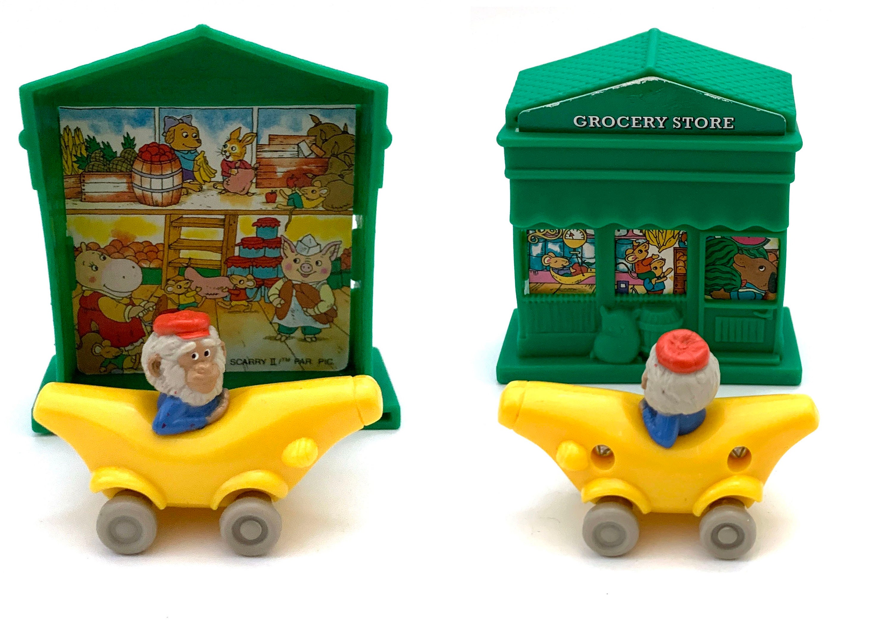 Vintage Richard Scarry Busytown Car Figures Complete Set 1994 Happy ...