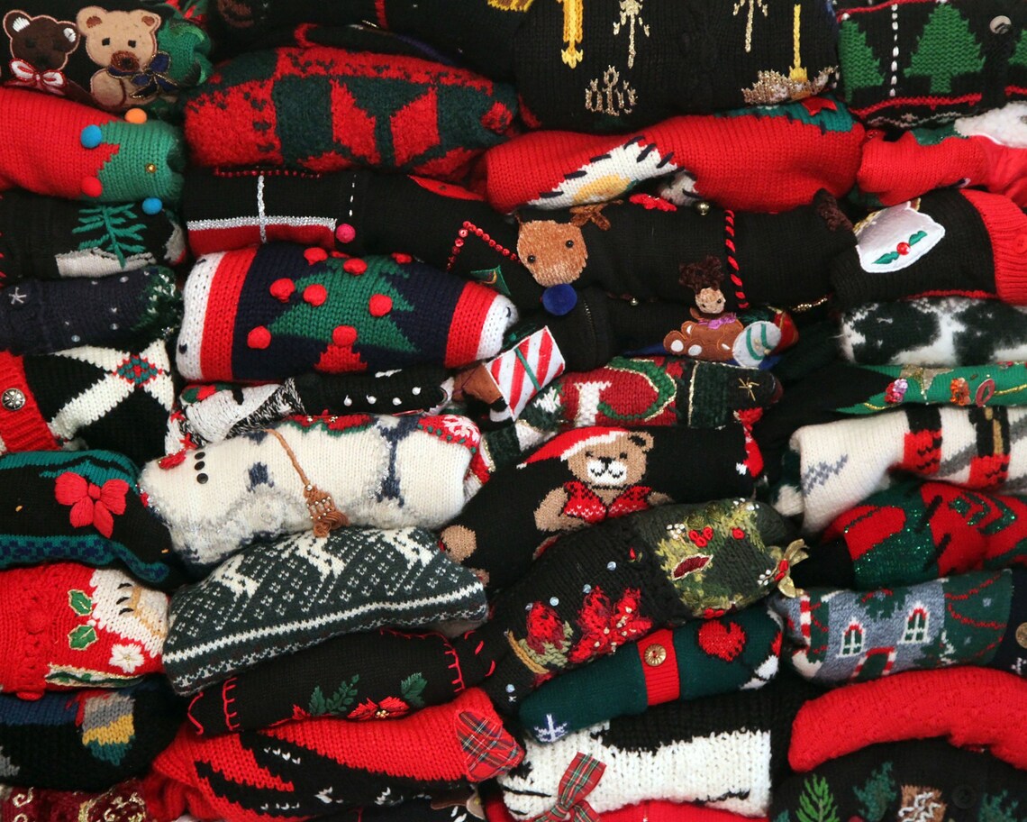 Vintage Christmas Sweater You Pick 80s 90s Xmas Sweatshirt - Etsy