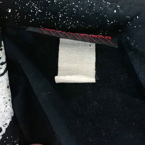 Vintage Splatter Paint Jacket Nashbar Black and White 80s 90s ...
