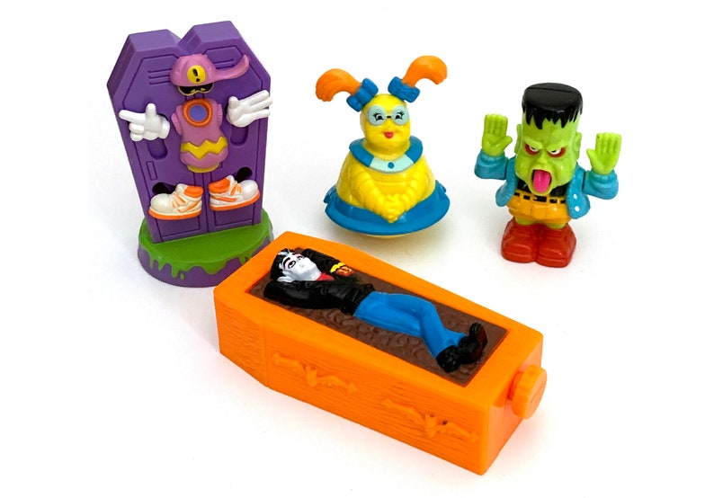Vintage Gravedale High Happy Meal Toys 1991 Complete Set Rick Moranis ...