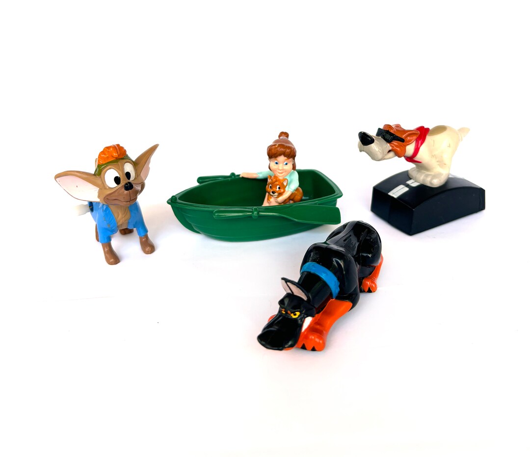 Vintage Oliver and Company Toy Lot Burger King Kids Club Dogs - Etsy
