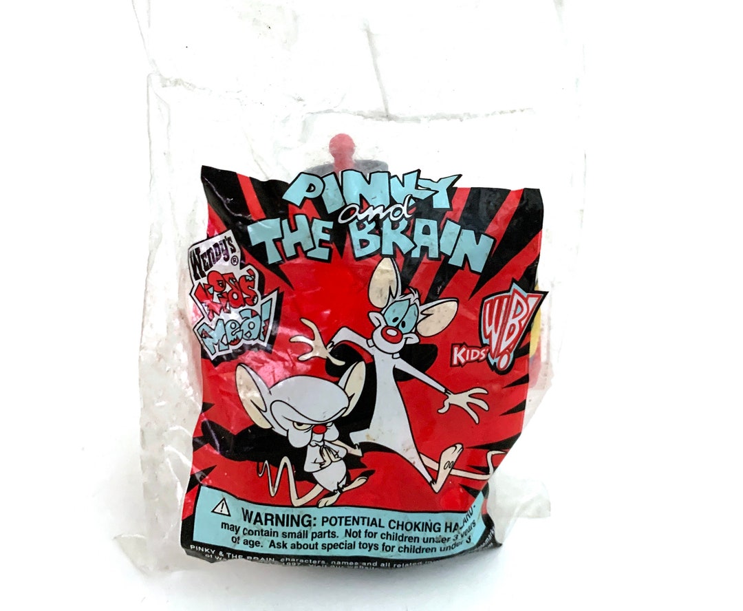 Vintage Pinky and the Brain Toy Rocket 1997 Animaniacs 90s Wendy’s ...