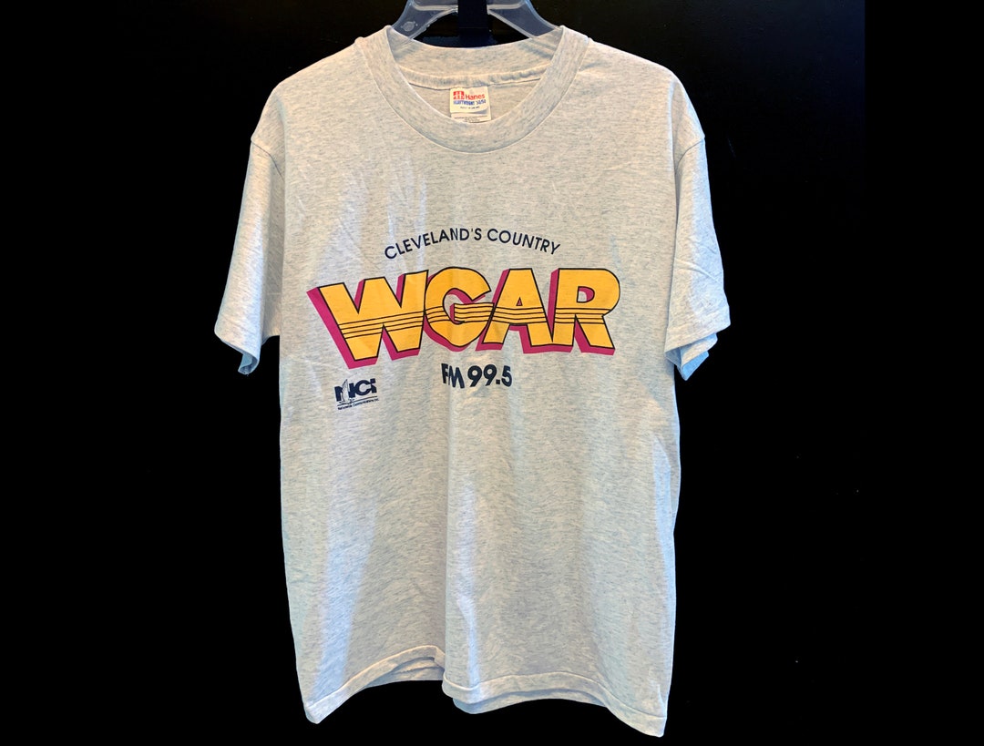 Vintage WGAR Tshirt Country Music Station Cleveland Ohio - Etsy